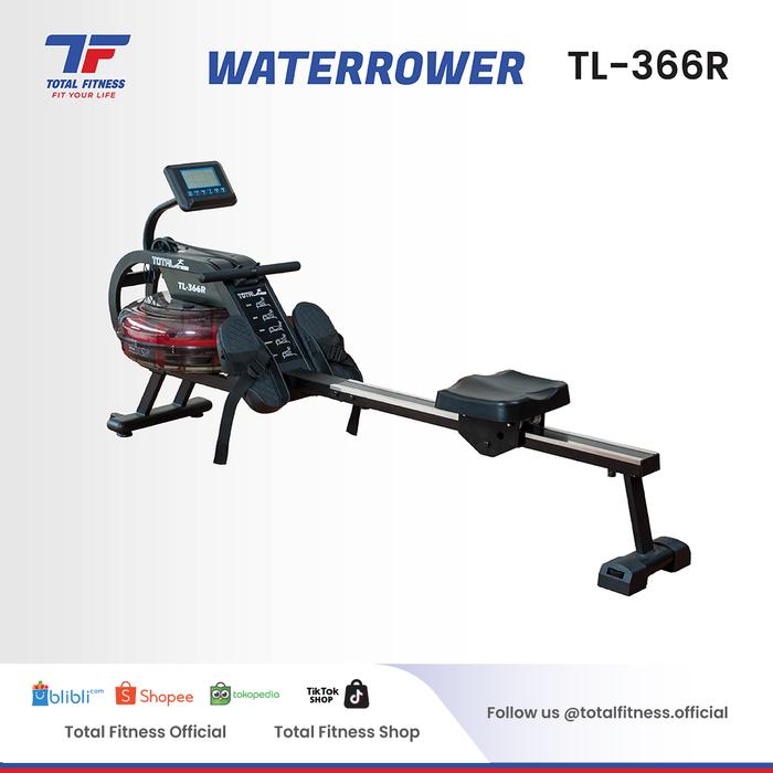 Jual Alat Fitness Home Gym Rowing Machine Water Rower TL-366R TOTAL ...