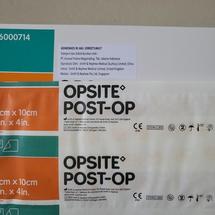 Jual Opsite 25cm X 10cm / Opsite Post-op 25cm X 10cm / Plester Anti Air ...