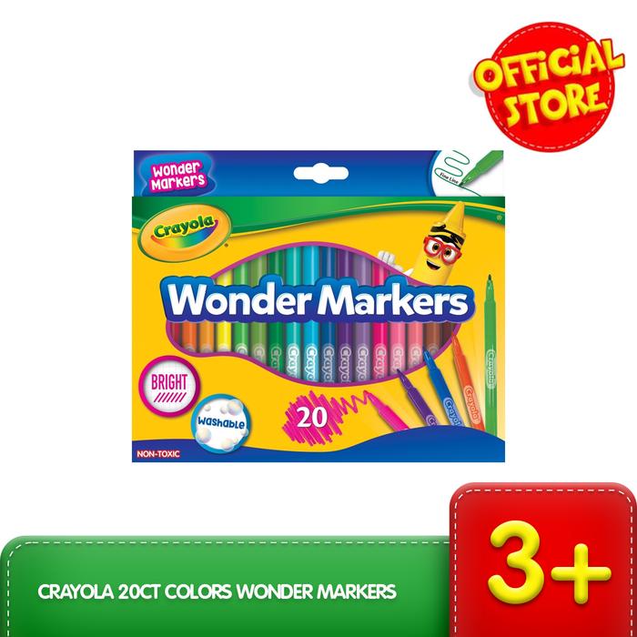 Promo Crayola 20ct Colors Wonder Markers - Kota Tangerang - Toyspedia ...