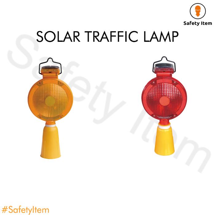 Jual Solar Warning Light Traffic Cone / Traffic Cone Lamp - Merah ...