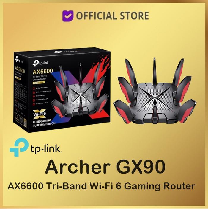 Promo Tp-Link Archer GX90 AX6600 Tri-Band Wi-Fi 6 Gaming Router AX 6600 Cicil 0% 3x - Jakarta ...