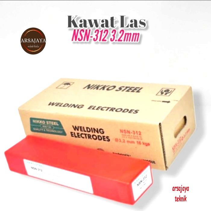 Jual kawat las stainless nikko steel NSN–312 3.2mm ORIGINAL - Jakarta ...