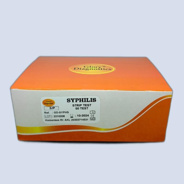 Jual ALAT TEST SYPHILIS STRIP ISI 50 TEST STRIP GLORY DIAGNOSTICS ...