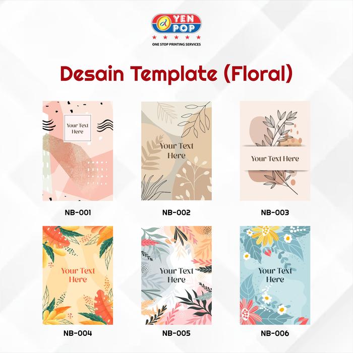 Jual Custom Notebook / Notes Custom uk A5 (isi HVS 50 lbr & 100 lbr ...