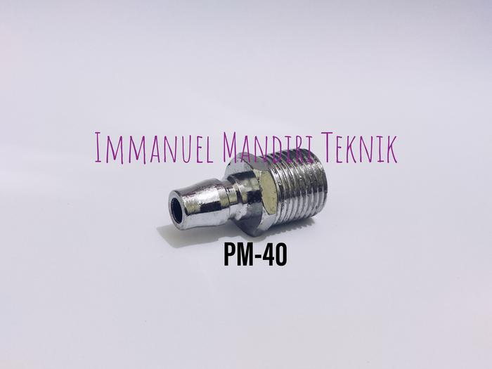Jual Quick coupler PM40 / Compressor connector drat luar 1/2 PM-40 ...