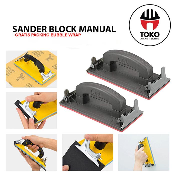Jual Sanding Sander Block / Tatakan Pegangan Dudukan Amplas Kotak ...