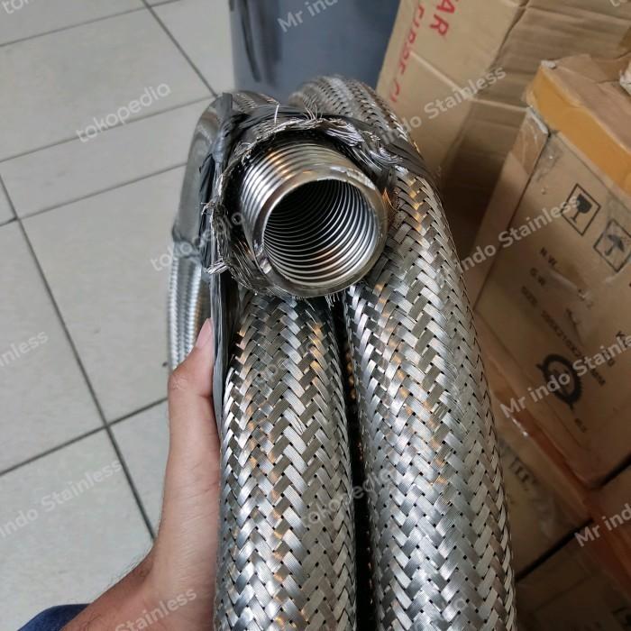 Jual Selang Flexible hose Stainless Ss304 2"Inch Metal hose meteran ...