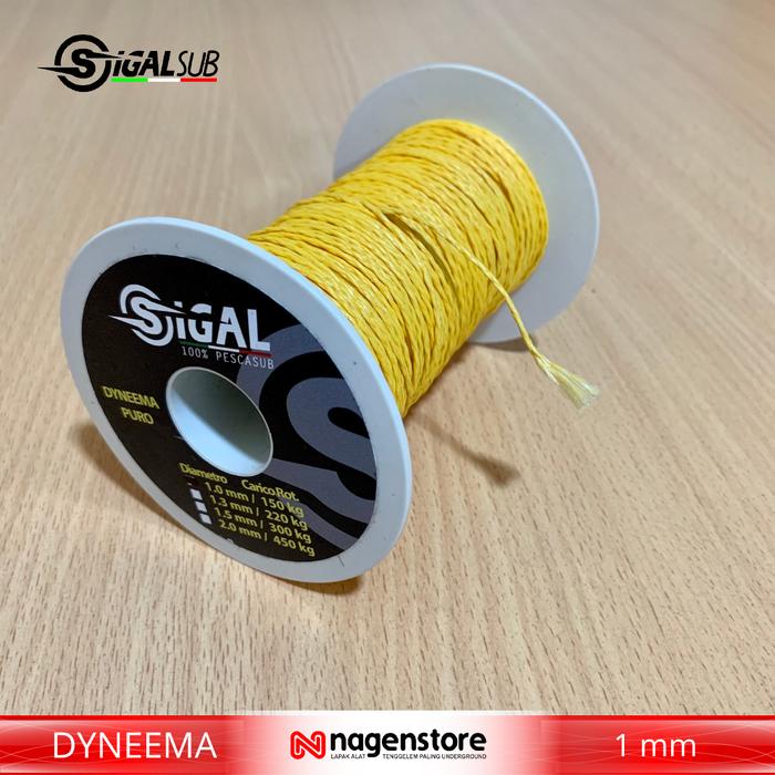 Jual Tali speargun DYNEEMA 1mm line speargun SIGALSUB DYNEEMA 1 mm Kuning - Kota Cimahi ...