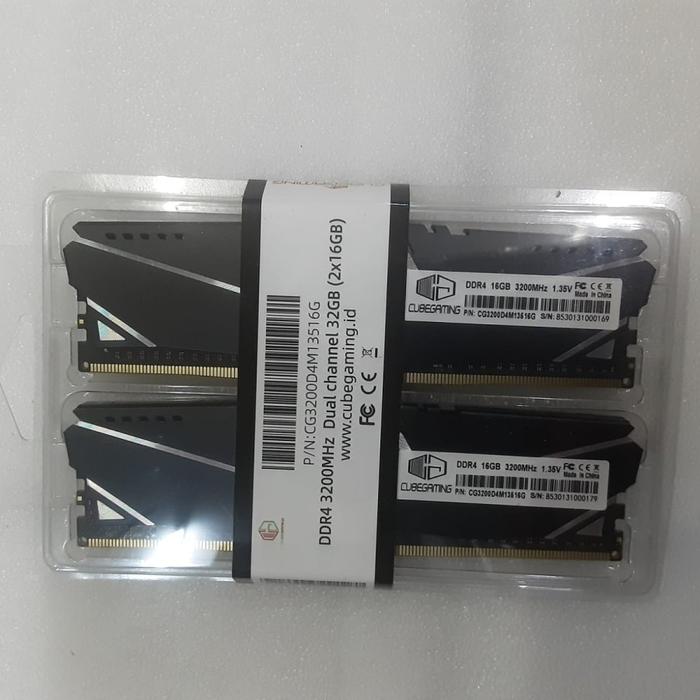 Jual RAM Cube Gaming BLADE 32GB (2X16GB) PC25600 3200MHz DDR4 chipset Hynix - Jakarta Pusat ...