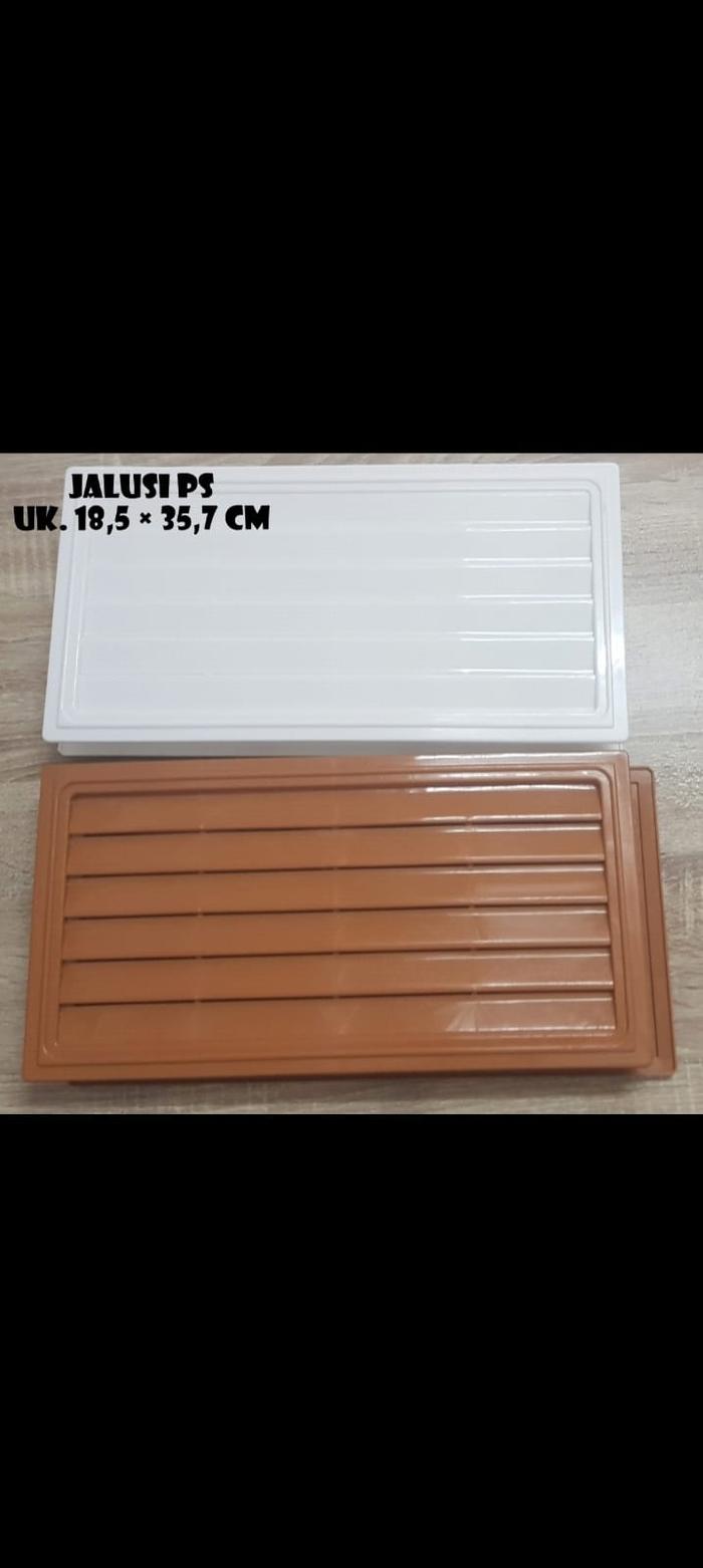 Jual Jalusi/ lubang angin Pintu PVC ukuran 18.5 x 35.7 cm Merk FUSO ...