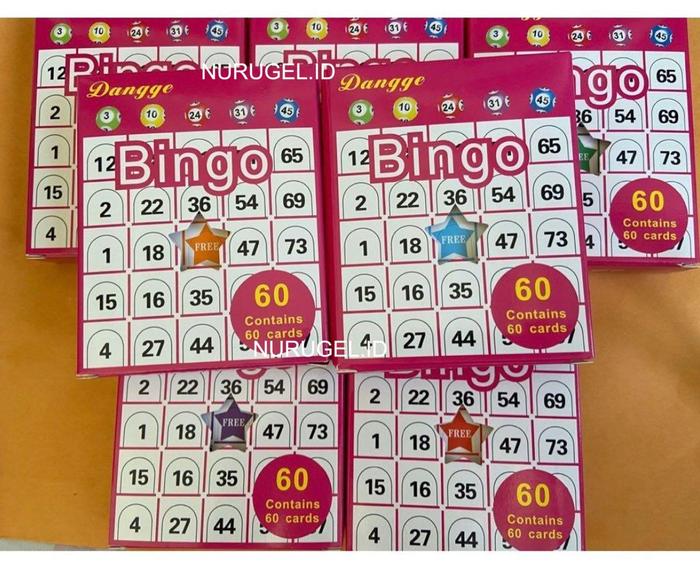 Jual Bingo Card / Kartu Bingo 60 Pcs Di Seller Velvet Store ...