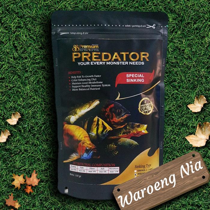Jual Pelet Ikan Premium 88 Predator / Pakan Tenggelam / Sinking Pellet ...