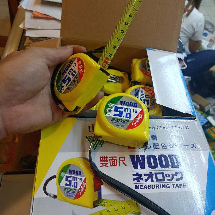 Jual Wood meteran 5 meter / meteran Wood 5m / alat ukur meteran wood ...