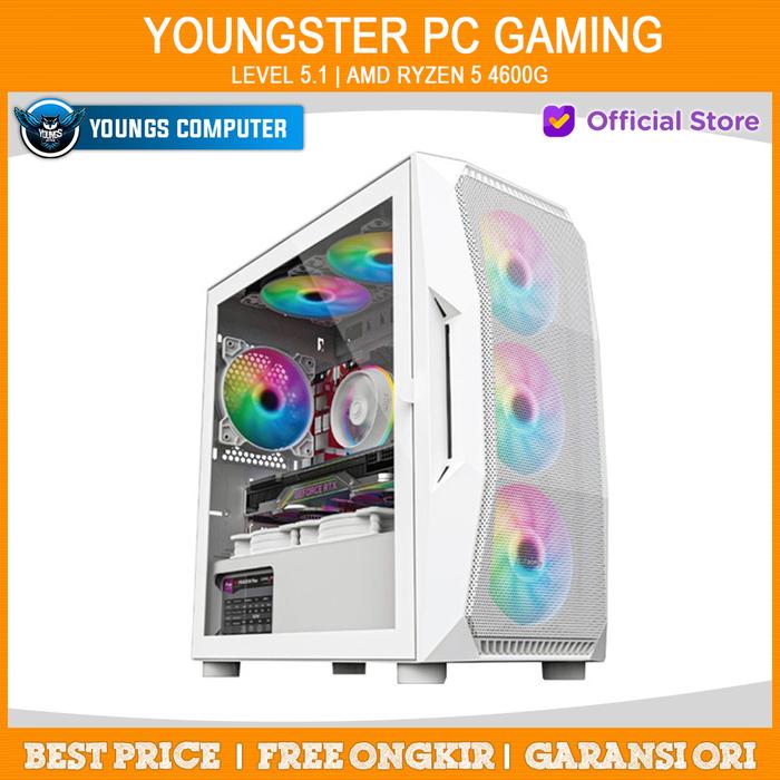 Promo YOUNGSTER PC GAMING | LEVEL 5.1 | AMD RYZEN 5 4600G Cicil 0% 3x - Kab. Sleman - YOUNGS ...