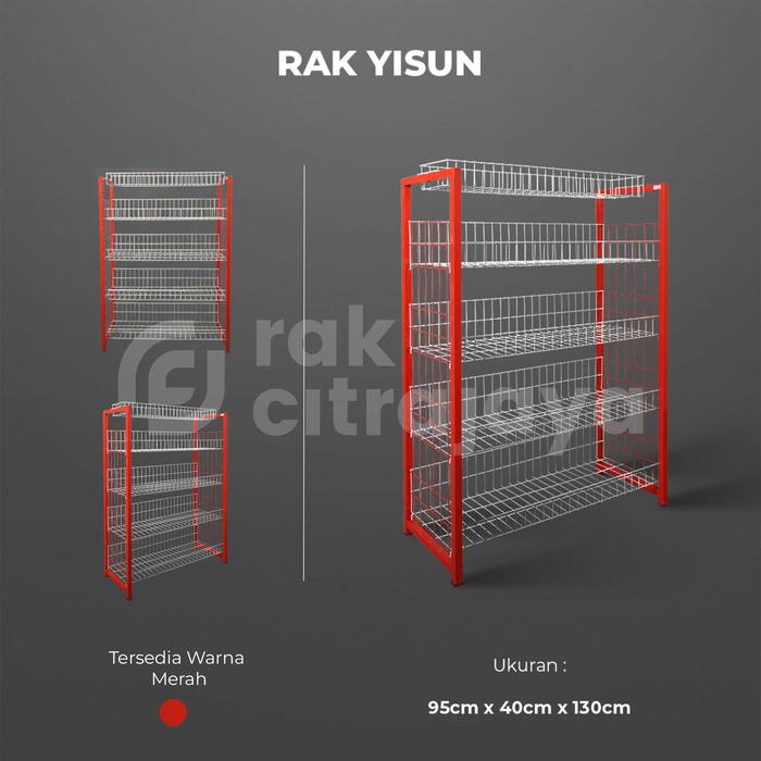 Promo YISUN RAK TOKO DISPLAY SNACK CIKI BESI JUMBO SERBAGUNA | MELODY ...