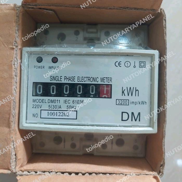Jual KWH SINGEL PHASE DM011 220V 5(30)A DM - Kota Bogor - NUTO | Tokopedia