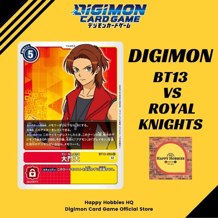Promo Digimon Card Game BT13-095 Daimon Masaru Marcus Damon Rare - Paralel Art - Kota Surabaya ...