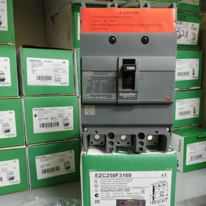 Jual MCCB EasyPact EZC250F Schneider 3P 160A 18kA - EZC250F3160 - Jakarta Pusat - CAHAYA ...