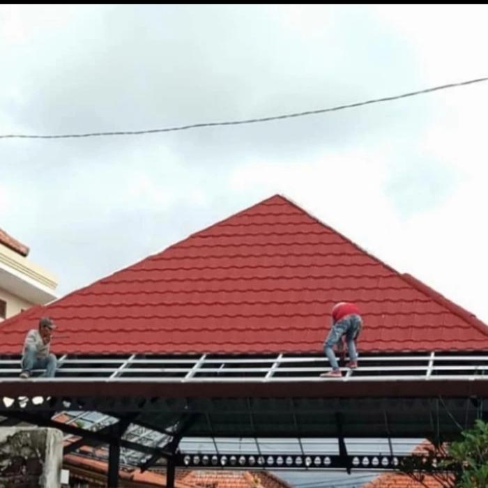 Jual jasa pemasangan rangka baja ringan atap genteng metal pasir - Kota ...