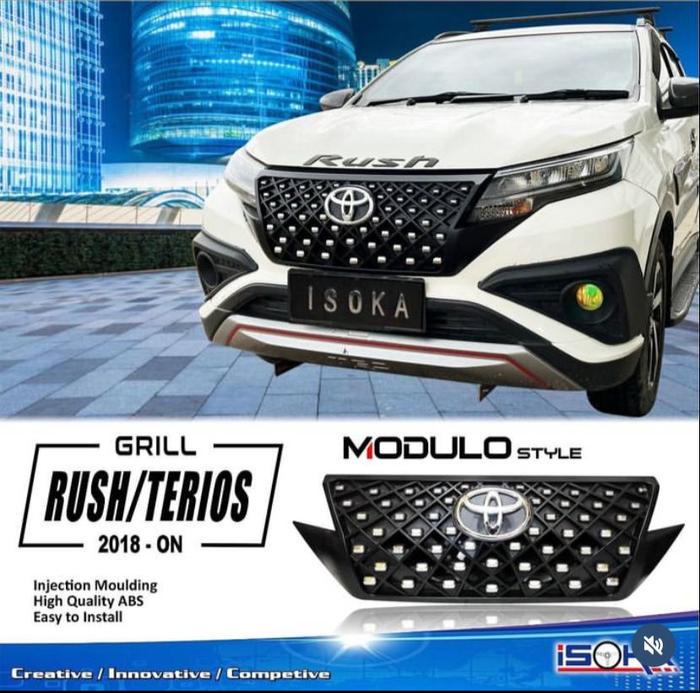Jual Grill Depan Mobil Rush / Terios 2018 - 2022 2023 Model Modulo ...