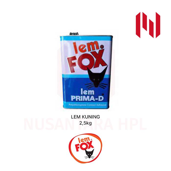 Jual FOX Lem Kuning PRIMA D Kemasan Galon 2,5kg - Kota Cimahi ...