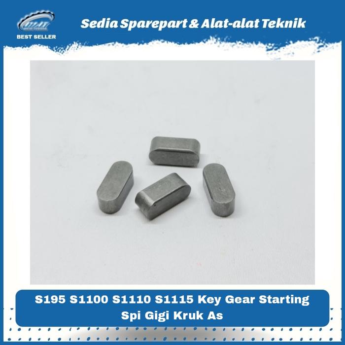 Jual Spi Key Sepi Gear Gigi Crank Shaft Kruk Ker As Disel S195 1100 ...