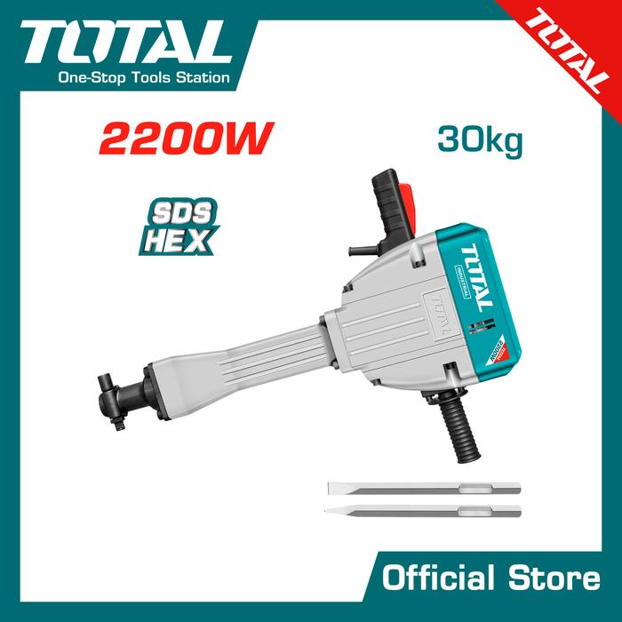 Promo Pemecah pembongkaran Concrete Breaker 2200W TOTAL TH220502 30kg ...
