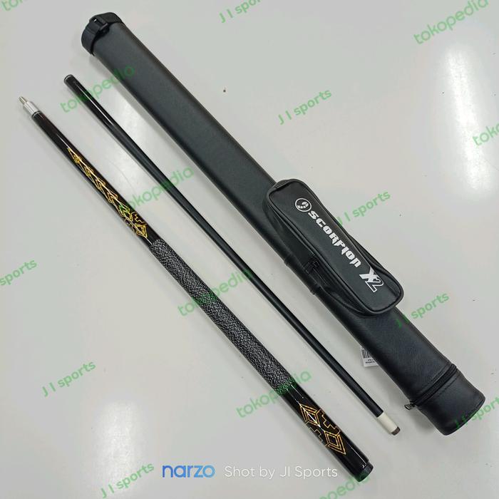 Jual ORIGINAL Stick stik tongkat billiard biliar bilyar scorpion x2-5 ...