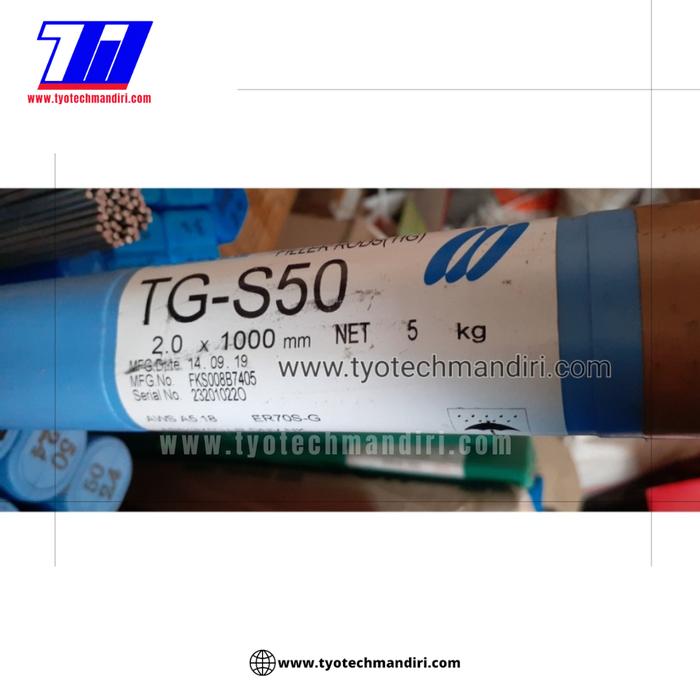 Jual KAWAT LAS FILLER RODS(TIG) / TG-S50 DIAMETER 2,0MM Per-KG - Kota Bekasi - TYOTECH MANDIRI ...