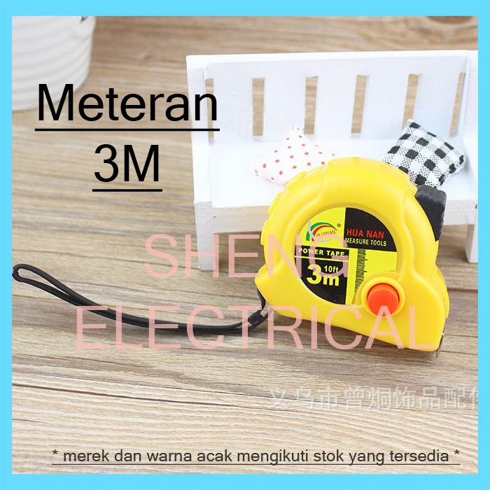 Jual Meteran 3M Plastik Tukang Bangunan Roll 3 Meter 3 M Measuring Tape ...