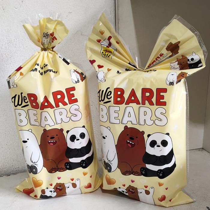 Jual Plastik ulang tahun isi 10pcs / OPP party bag WE BARE BEARS 22x40 ...