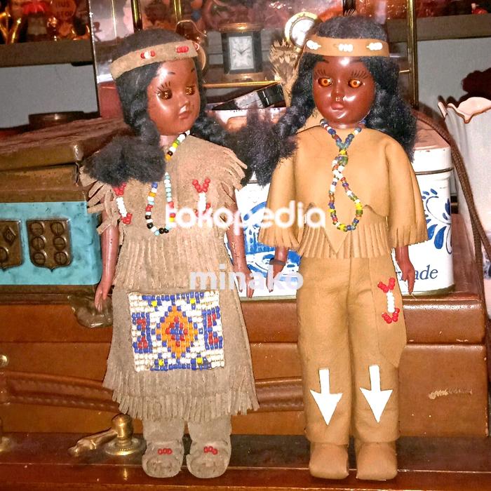 Jual Boneka doll suku indian vintage native american jadul lawas ...