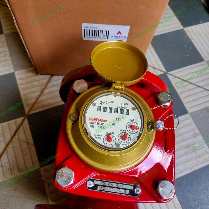 Jual FLOWMETER AIR PANAS POWOGAZ 3 INCH DN 80MM TYPE MWN80/PN16/130°C ...