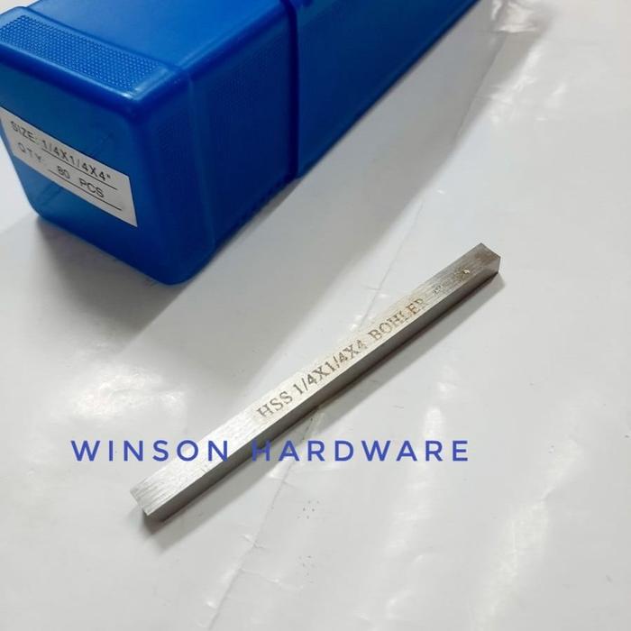 Jual Mata Pisau Pahat Bubut HSS 1/4" x 4" Bohler China RRT 1/4 x 4 inch ...