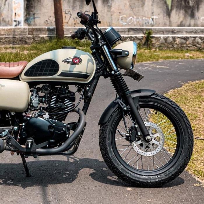 Jual Spakbor Custom Kawasaki W175 SE Cafe TR - Depan Doff - Kota ...