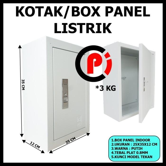 Jual YLI Box Panel Kotak Listrik Indoor Plat Tebal Kunci Model Push ...