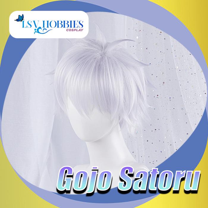 Jual Wig Gojo Satoru Jujutsu Kaisen Cosplay Rambut Palsu - Jakarta ...