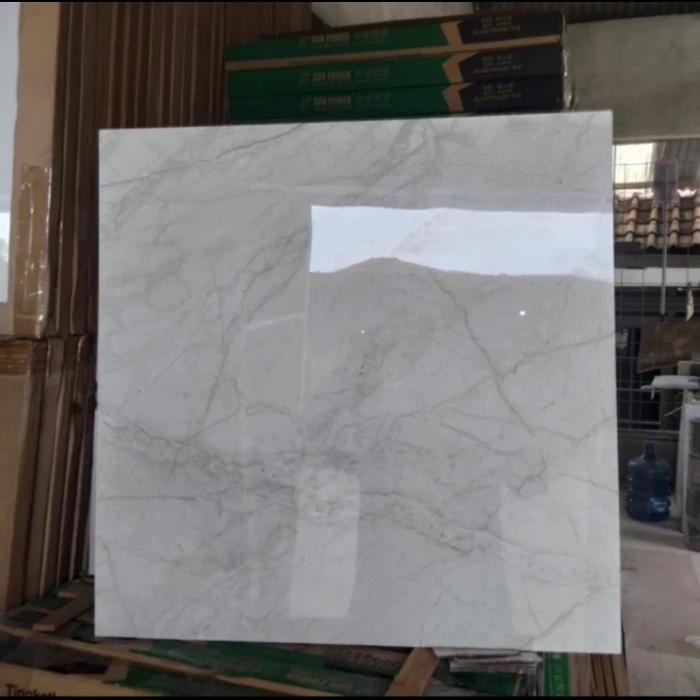Jual granit marmer grey polished 60x60 Sun power /kramik granit lantai ...