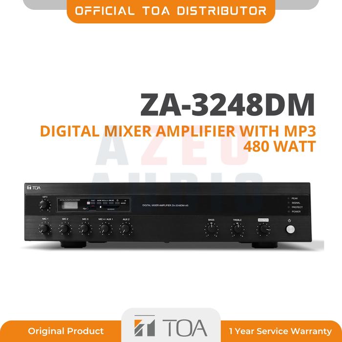 Jual Digital Mixer Ampli TOA ZA-3248DM-AS with MP3+Bluetooth| Garansi Resmi - Jakarta Utara ...
