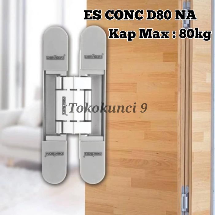Jual ES CONC D80 NA Dekson Engsel Concealed Dekkson Engsel Tanam ...