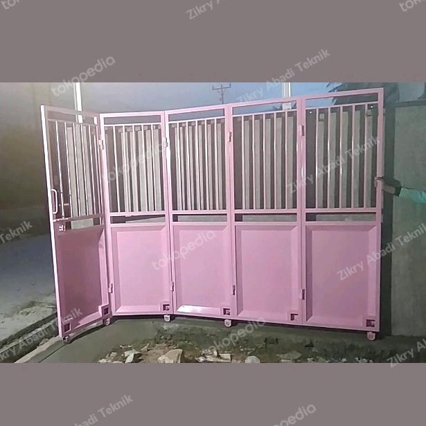 Jual Pagar Sliding Belok Minimalis Pagar Sleding Tikung Lipat Dorong ...