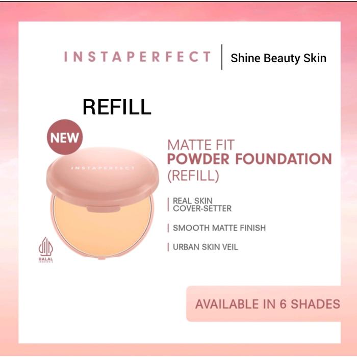 Jual Wardah Refill Instaperfect Matte Fit Powder Foundation (refill) Di ...