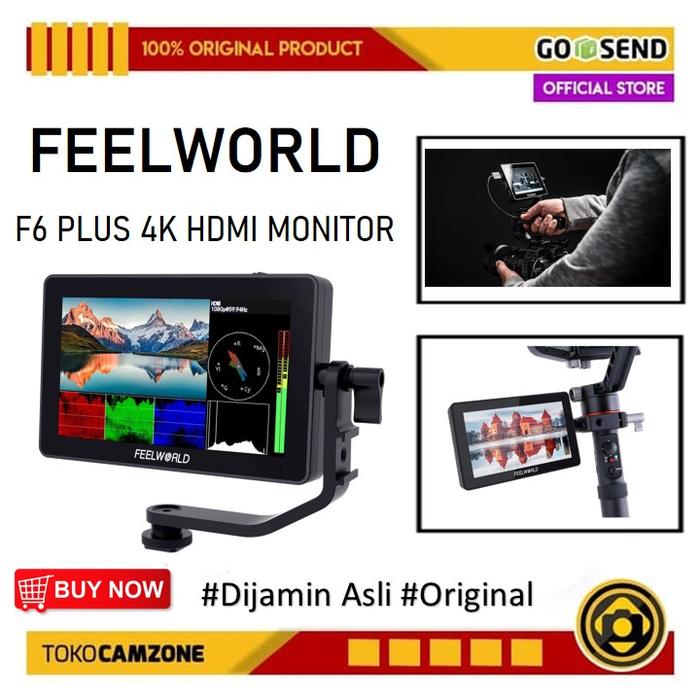 Promo FeelWorld F6 Plus F6Plus 5.5" 5.5 Inch 4K HDMI Monitor Cicil 0% ...