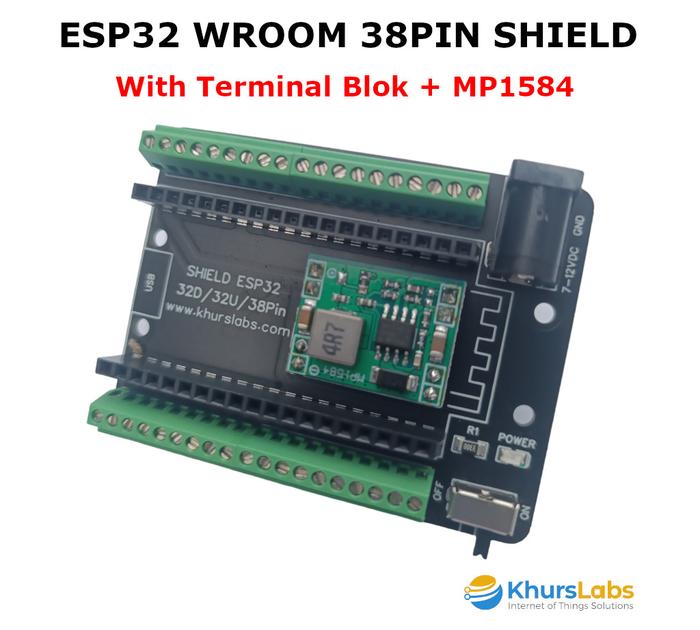 Jual Shield IO ESP32 DevkitC V4 WROOM 38Pin 38 Pin Board - ESP32MT - Kota Semarang - Khurs IOT ...