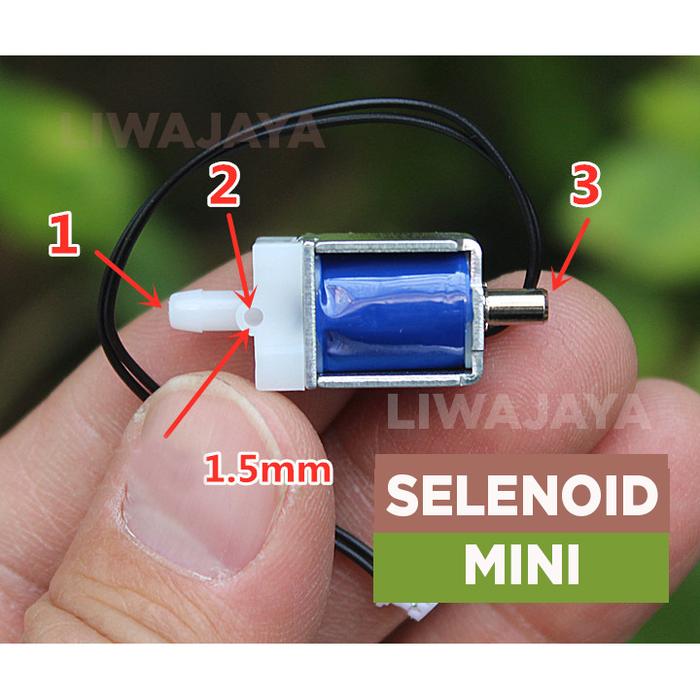 Jual DC solenoid Mini valve miniatur intake exhaust valve DC3.7V ...
