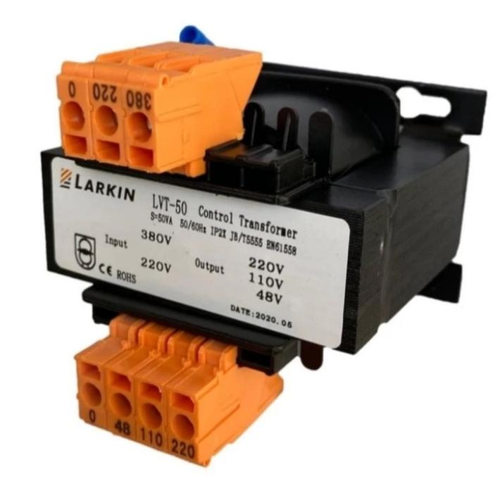 Jual step down trafo transformer larkin LVT-50 50VA input 220-380VAC ...
