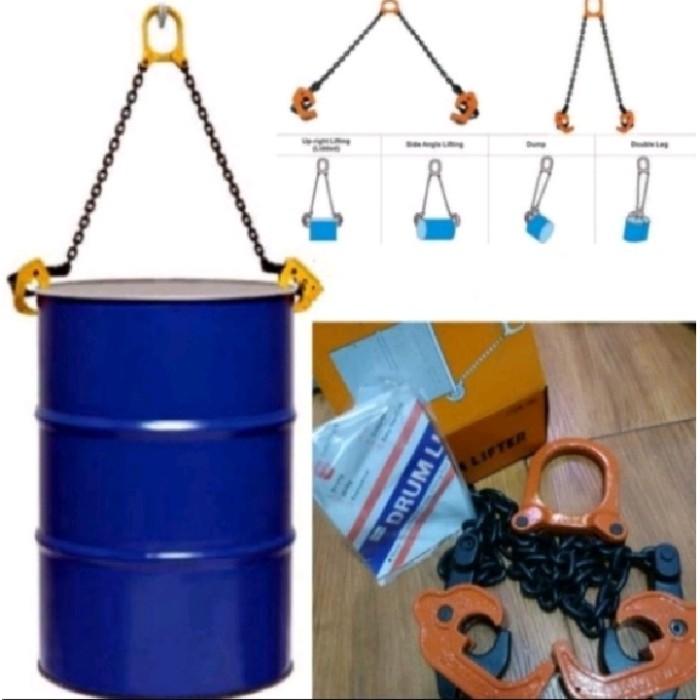 Jual chain drum lifter 1 ton alat angkat drum rantai drum handling sap ...