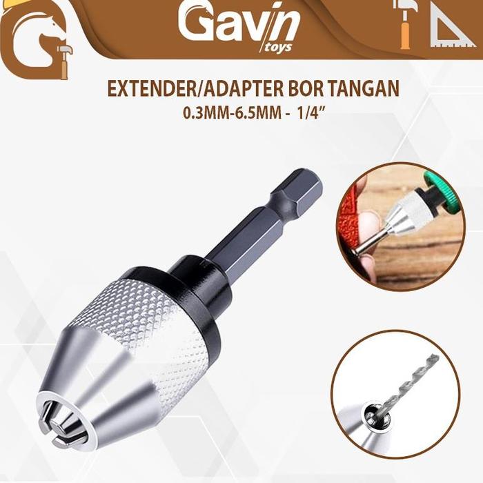 Jual Adapter Mata Bor Converter Penghubung Bor Tangan Sambungan Bor ...