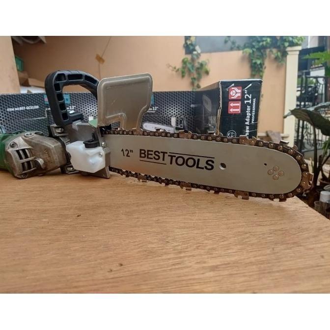 Jual adapter gerinda gergaji chainsaw 12" BESTTOOLS / adaptor konektor - Jakarta Pusat ...