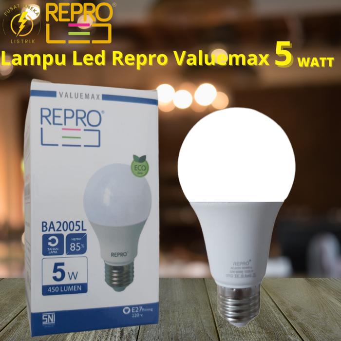 Jual Lampu Led REPRO Valuemax 5 Watt Kualitas Oke Harga Grosir - Kota ...
